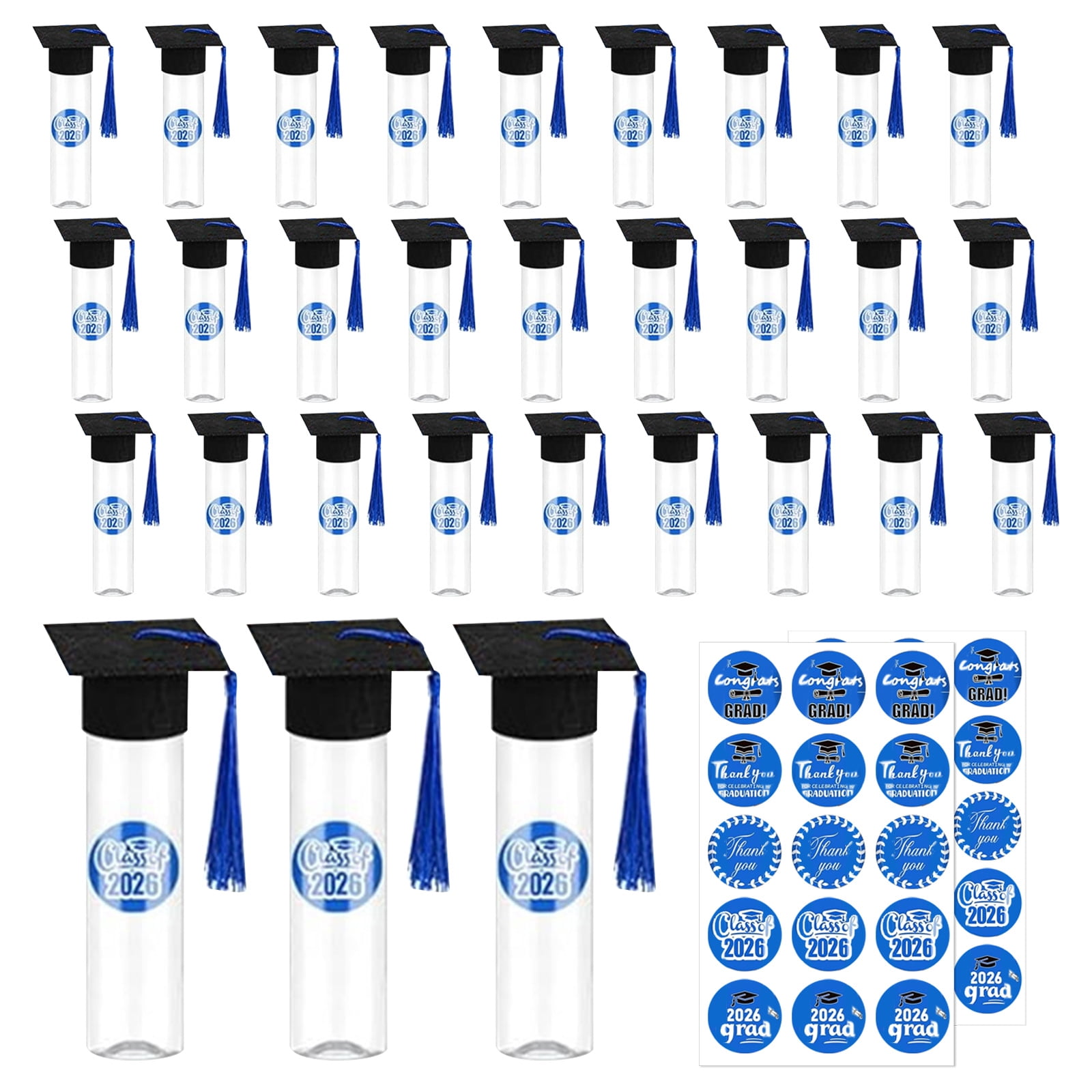 Graduation Candy Box Set 2026 30Pc Cap Jar Container With Tassel ...
