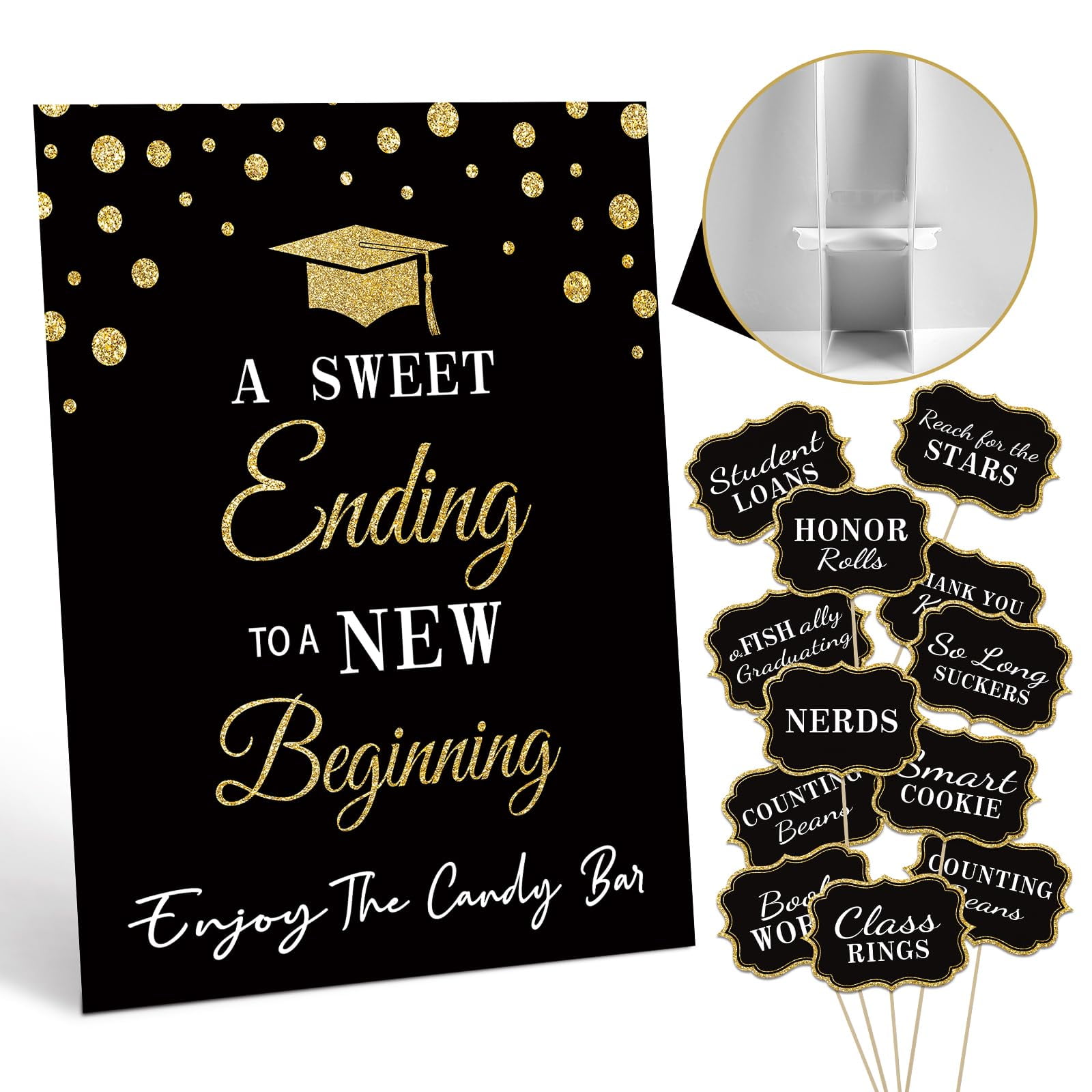 Graduation Candy Buffet Labels for Grad Party H2FSDDecorations ...