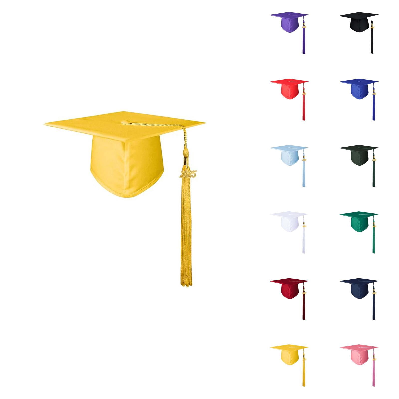 Graduation Cap for Adults â Unisex Cap with Tassel for High School ...