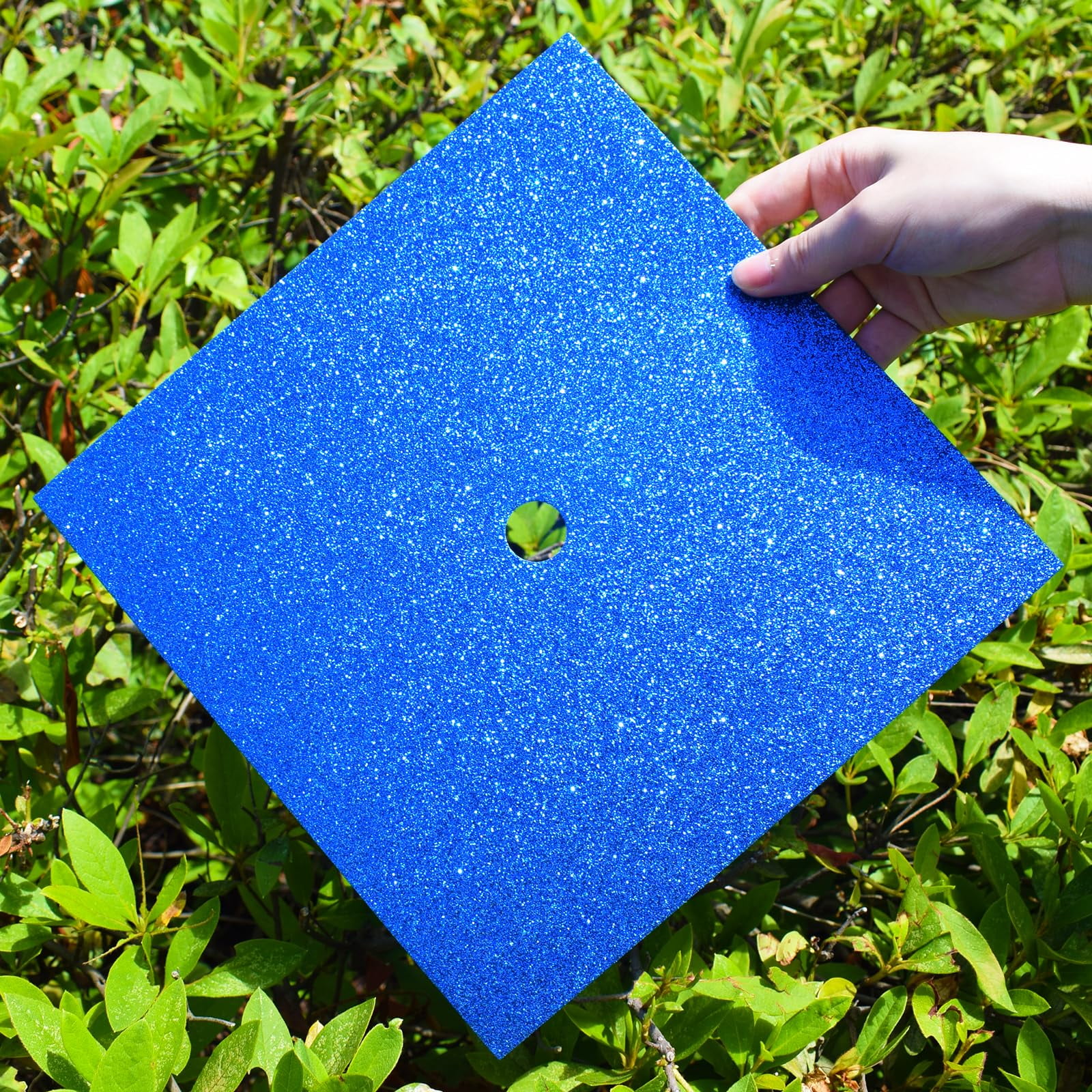 Graduation Cap Decorations - Glitter Paper, Letter Stickers, Self ...