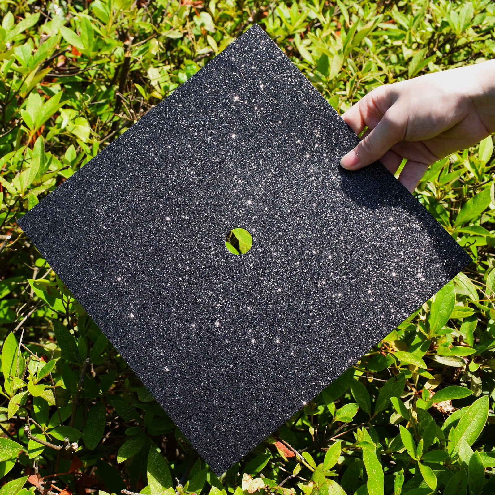 Graduation Cap Decorations - Glitter Paper, Letter Stickers, Self ...