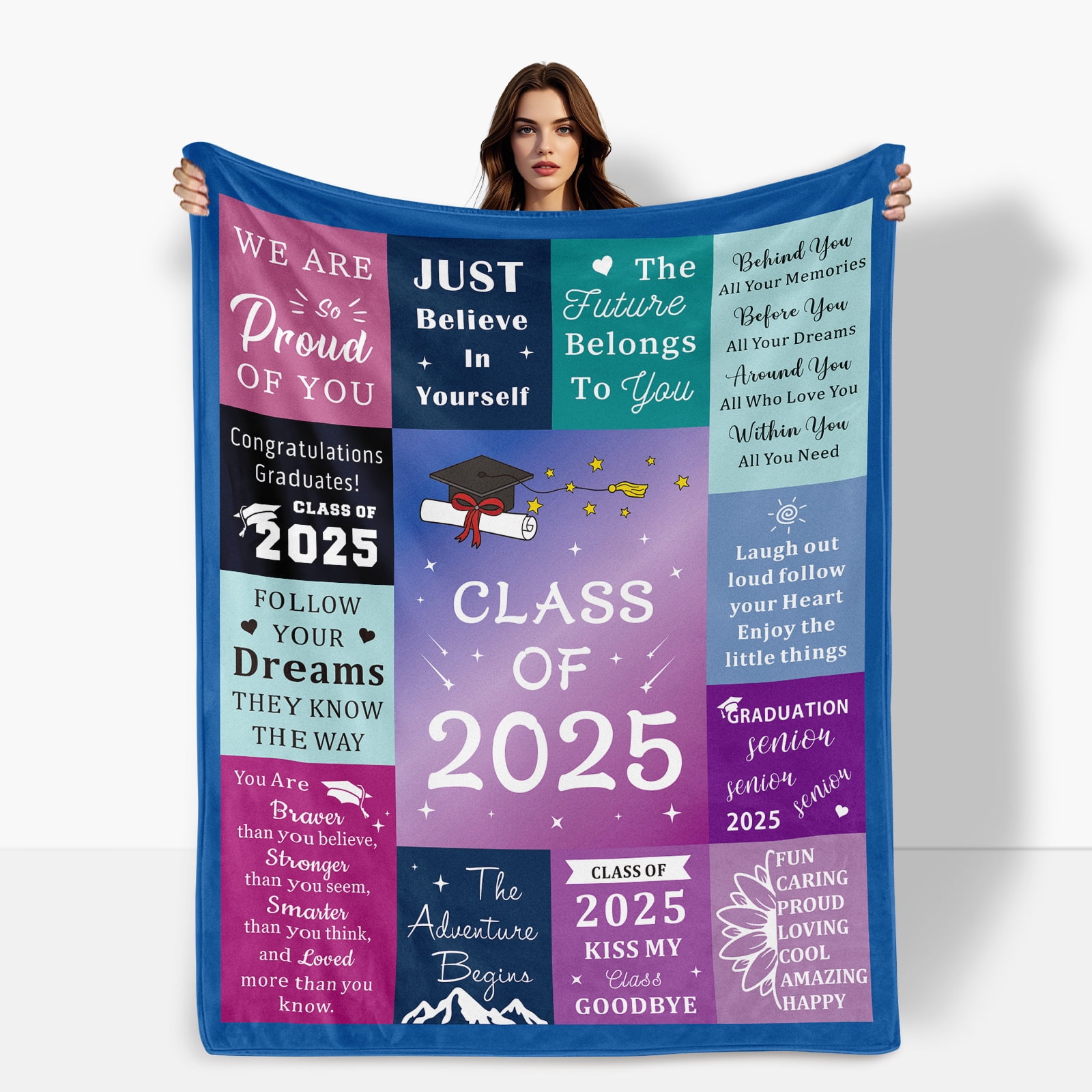 Graduation Cap Flannel Blanket A Symbol Of Friendship And Encouragement ...