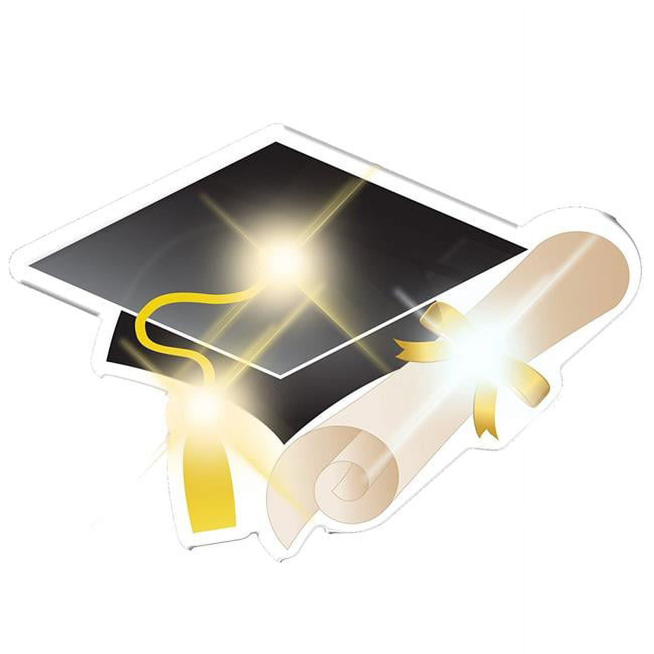 Graduation Cap Flashing Lapel Pin Body Light - Walmart.com