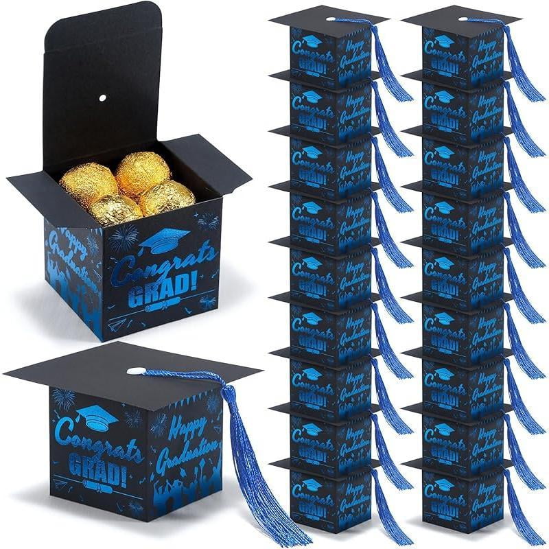 Graduation Cap Gift Boxes with Tassel, 32pcs Class of 2025 Graduation ...