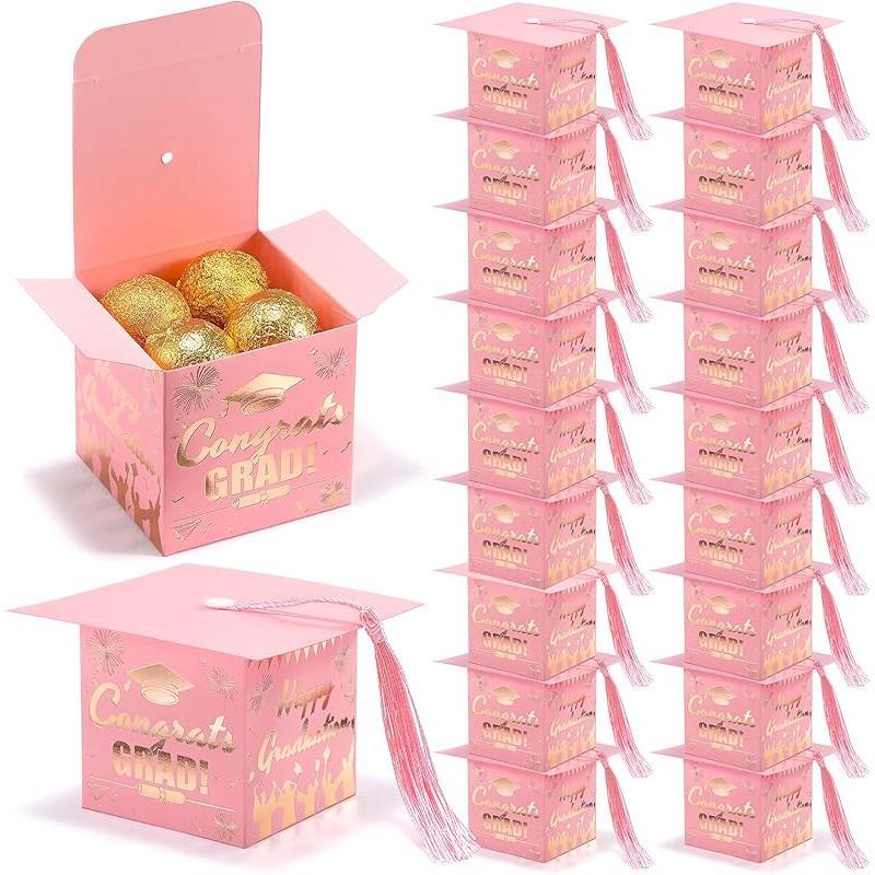 Graduation Cap Gift Boxes with Tassel, 32pcs Class of 2025 Graduation ...