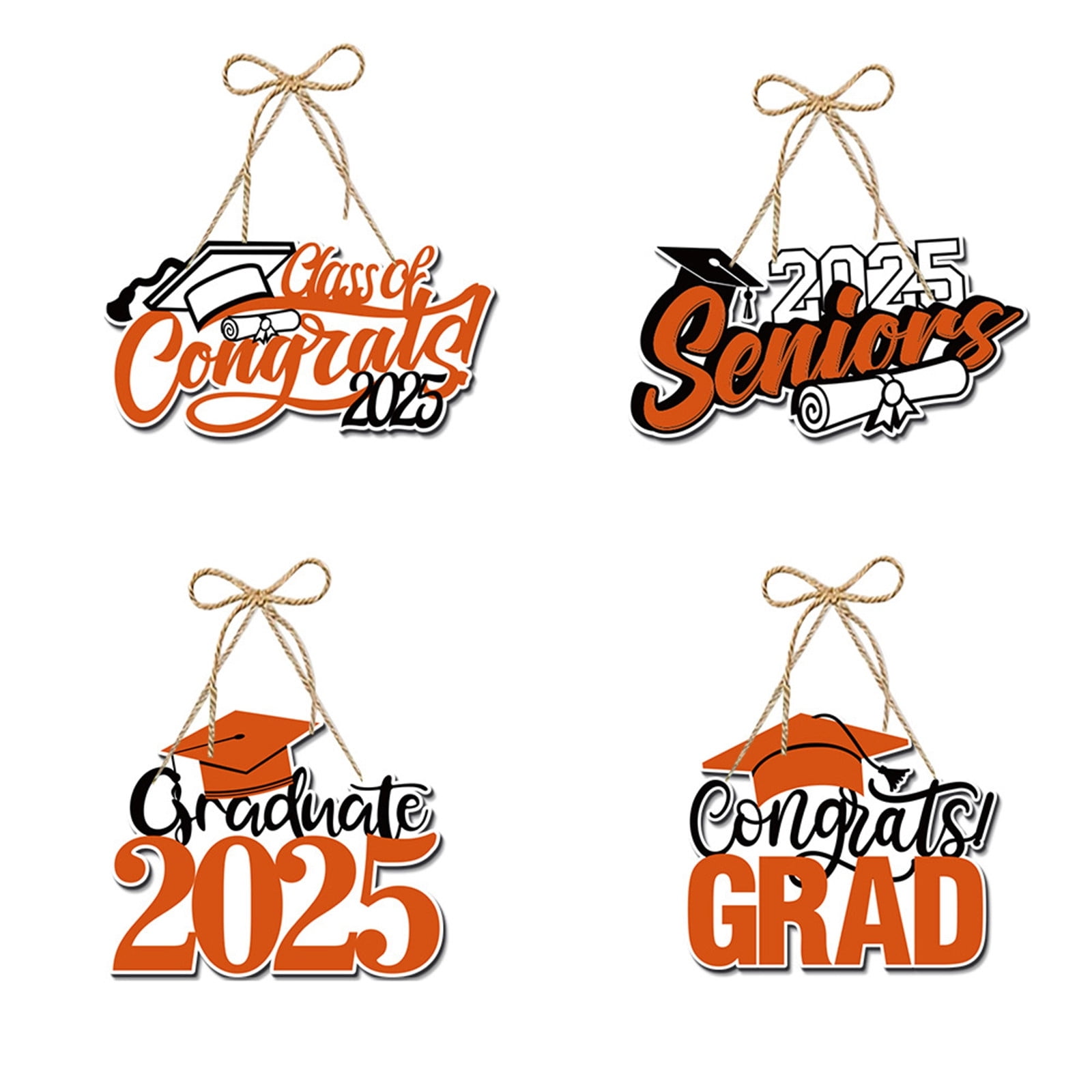 Graduation Cap Hanging Swirl 2025 Graduation Party Decoration Grad Cap ...