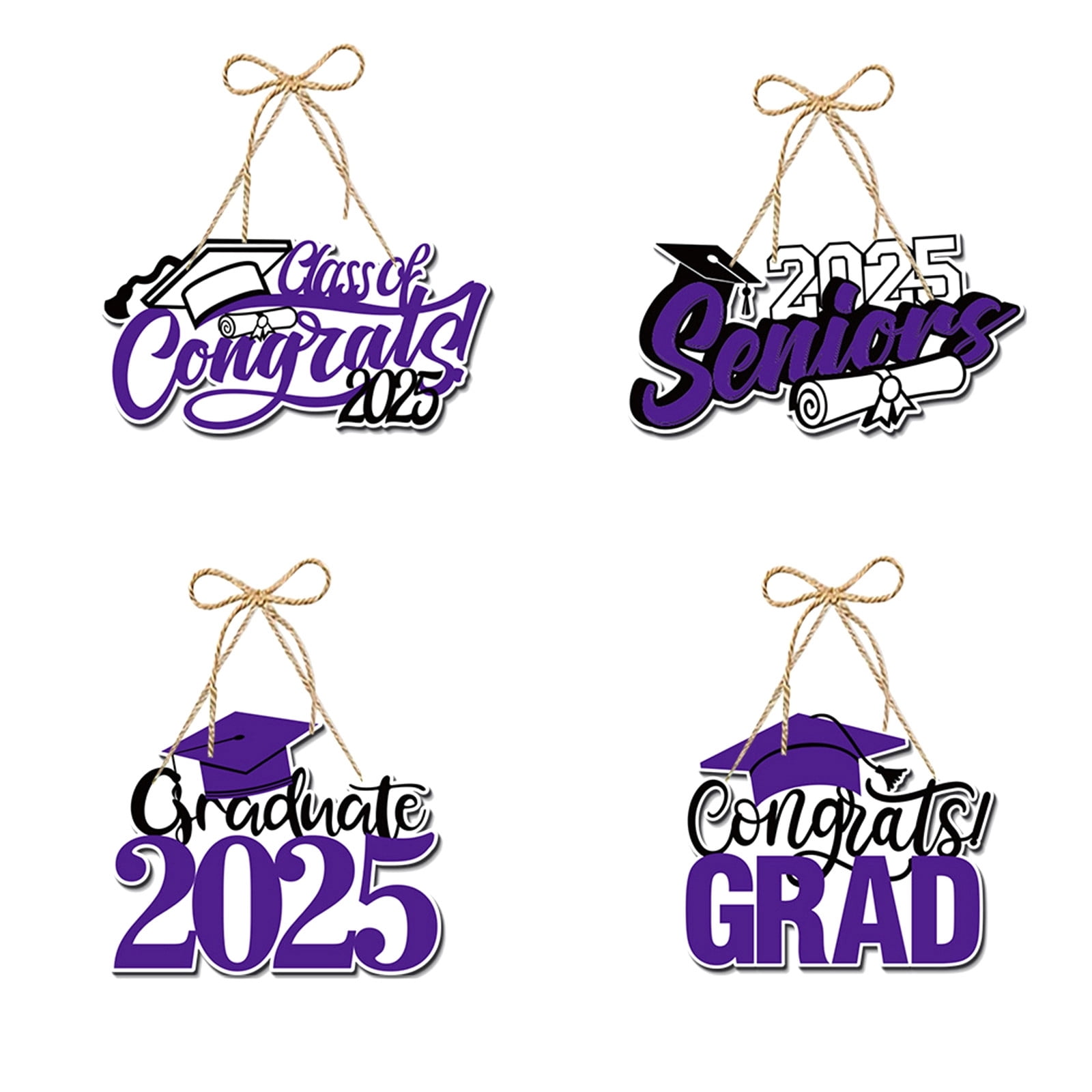 Graduation Cap Hanging Swirl 2025 Graduation Party Decoration Grad Cap ...
