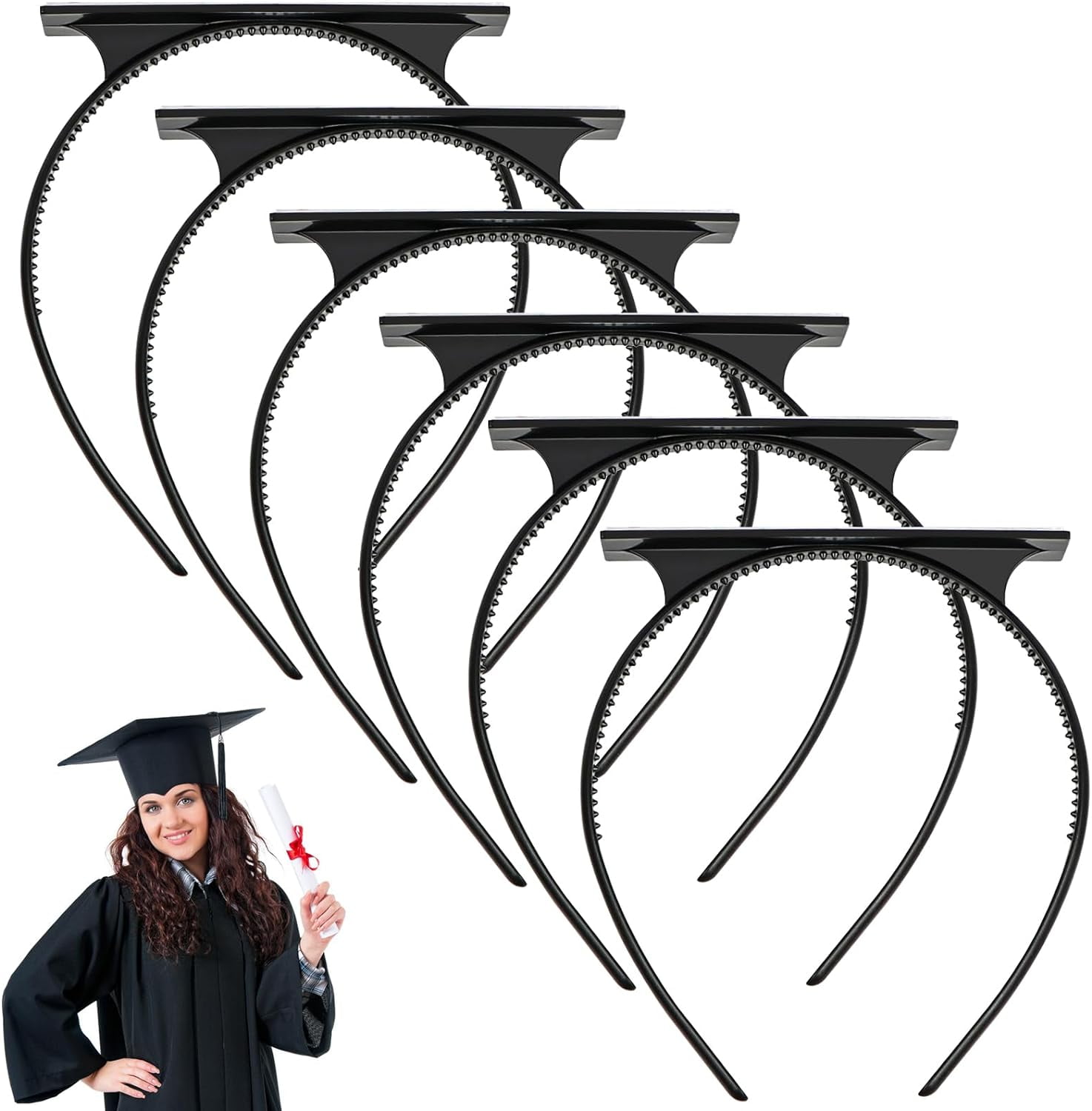 Graduation Cap Headband - Grad Cap Headband, Secures Your Graduation ...