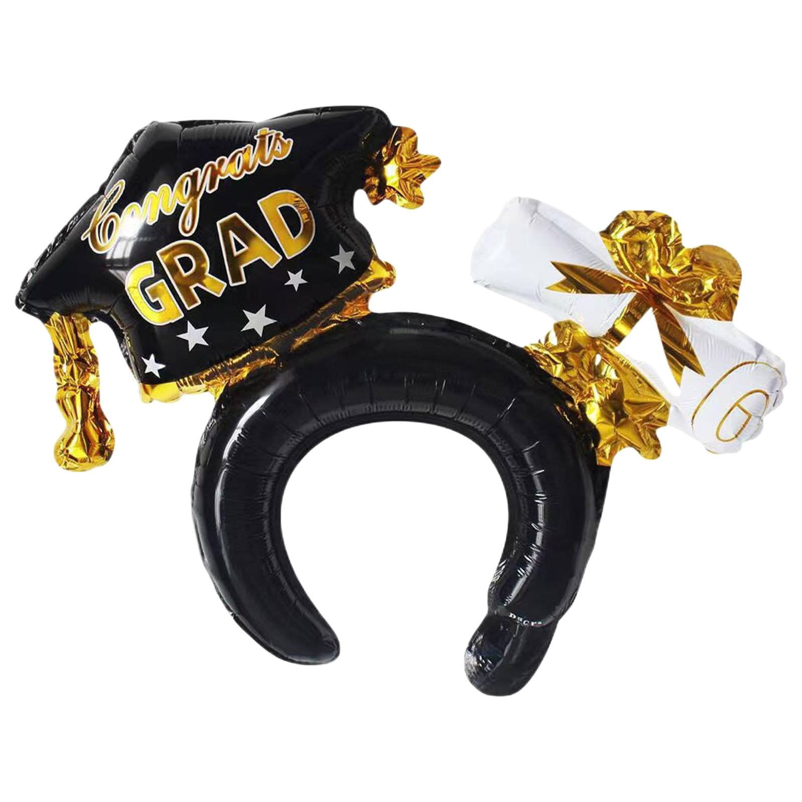 Graduation Cap Headband Kids' Graduation Doctor Cap & Aluminum Balloon ...