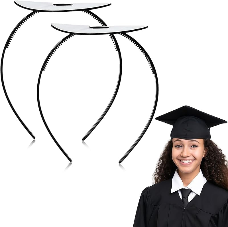 Graduation Cap Headband, Secures Your Grad Cap and Hair Style, Upgrade ...