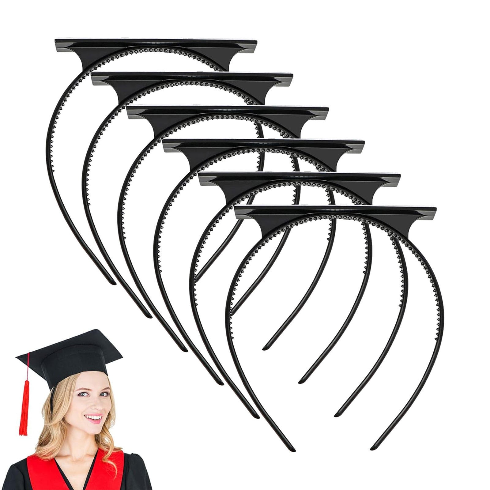 Graduation Cap Headband Secures Your Graduation Cap And Hair Grad Cap ...