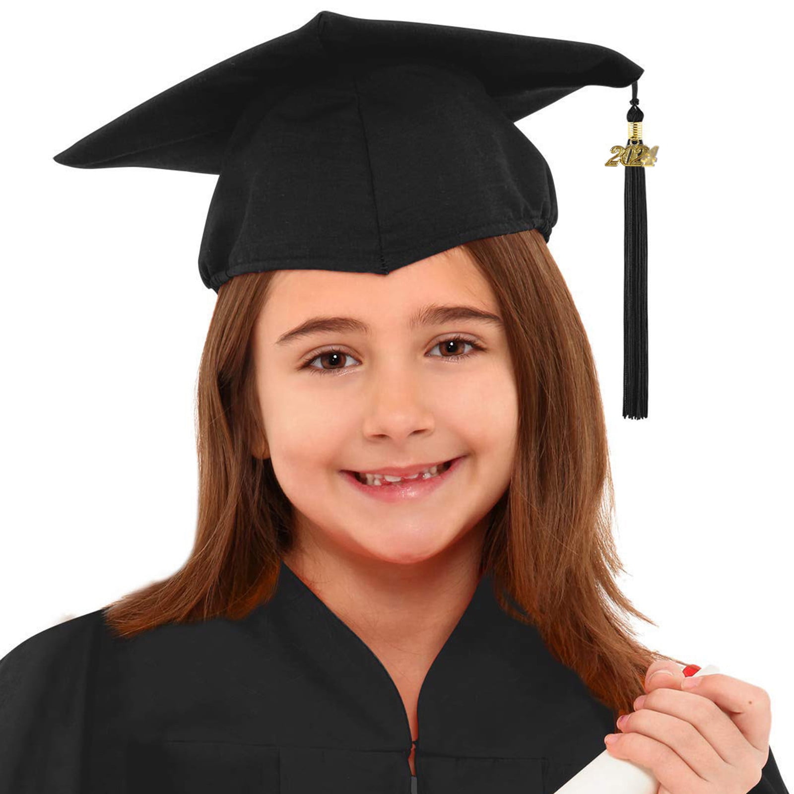 Graduation Cap Matte Kids Graduation Cap Class of 2025 with Tassel for ...