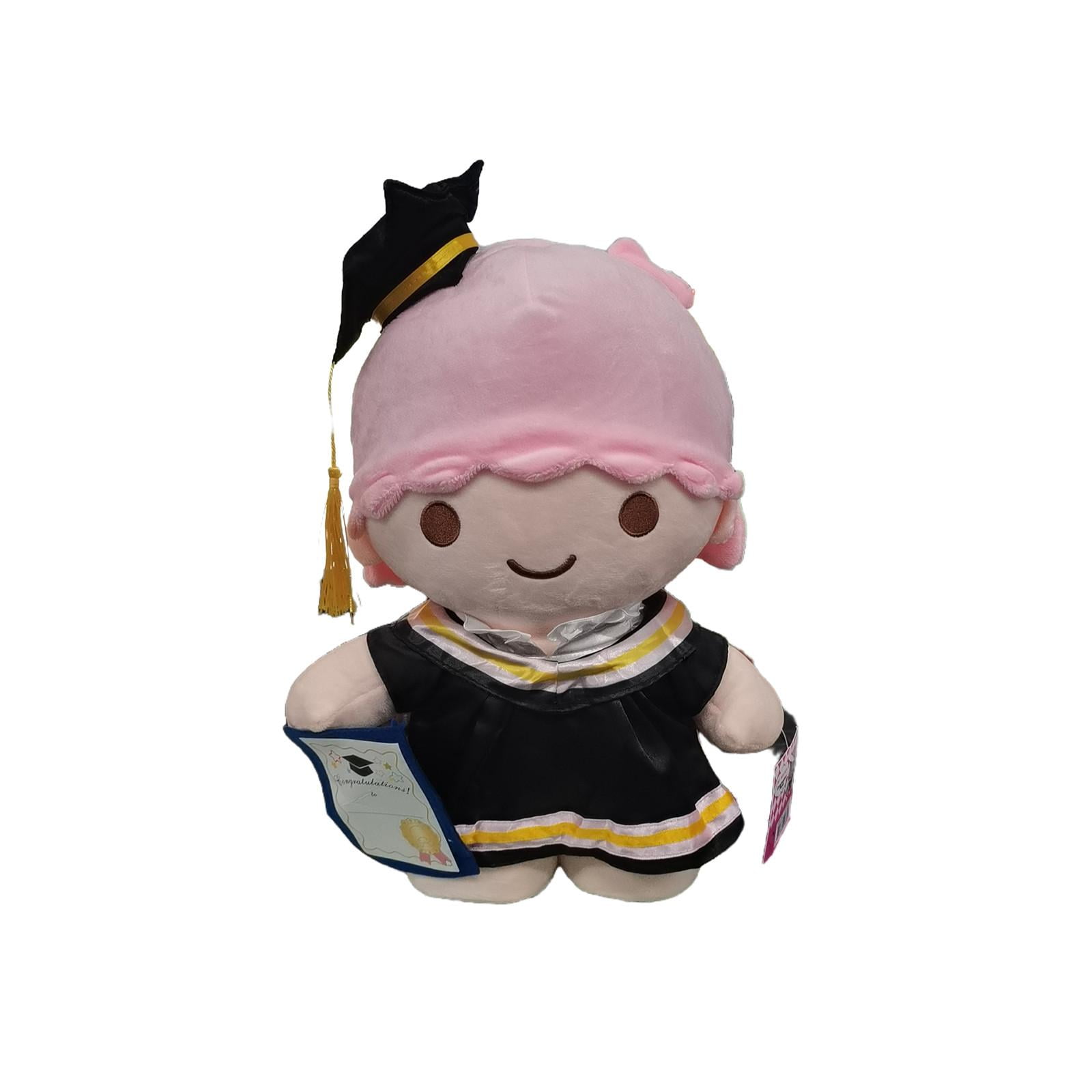 Graduation Cap Plush Toy with Doctor Hat, Melody & Cinnamoroll Stuffed ...