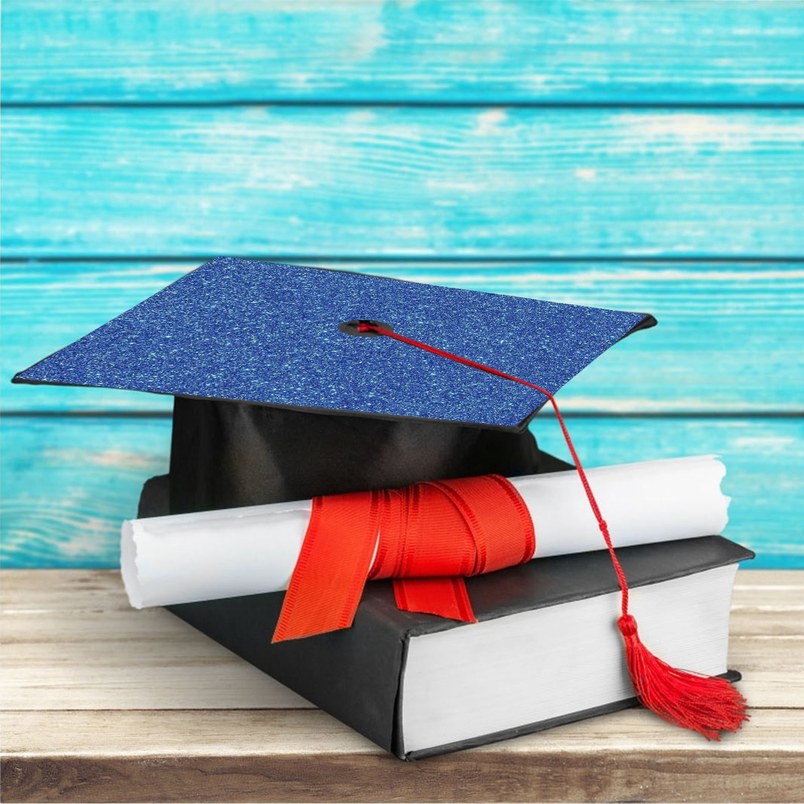 Graduation Cap Topper,Grad Cap Topper Blank,Glitter Cardstock Premium ...