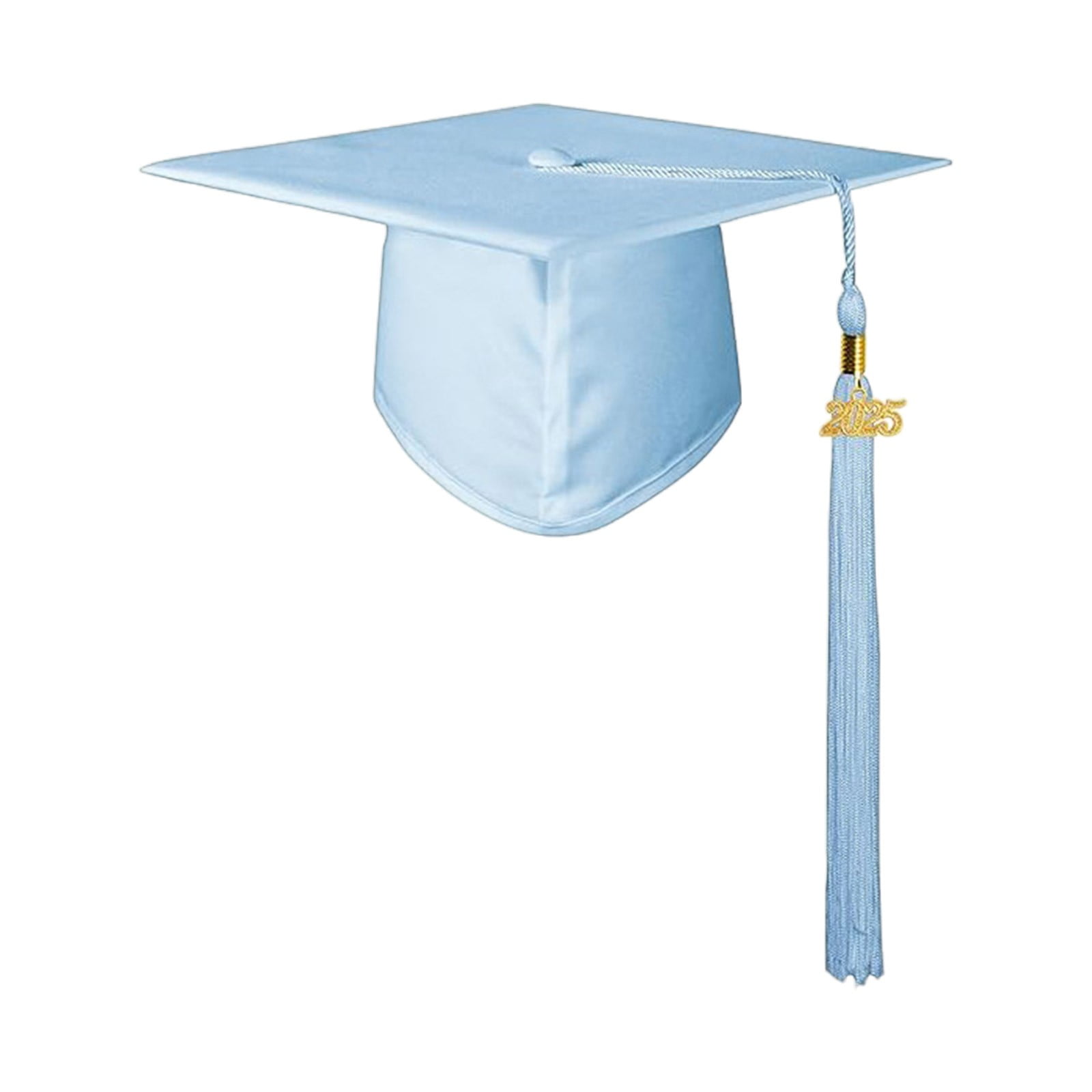 Graduation Cap with 2025 Charm and Tassel Adjustable Unisex Mortarboard ...