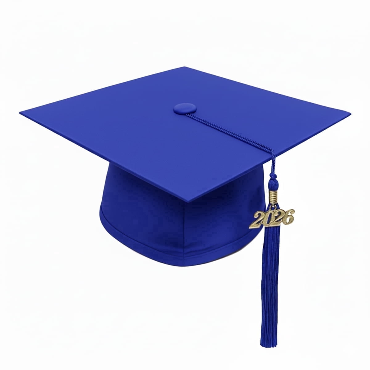 CLERKMANS 2026 Date Drop, 6-inch Hang Loop, Polyester Graduation Cap ...
