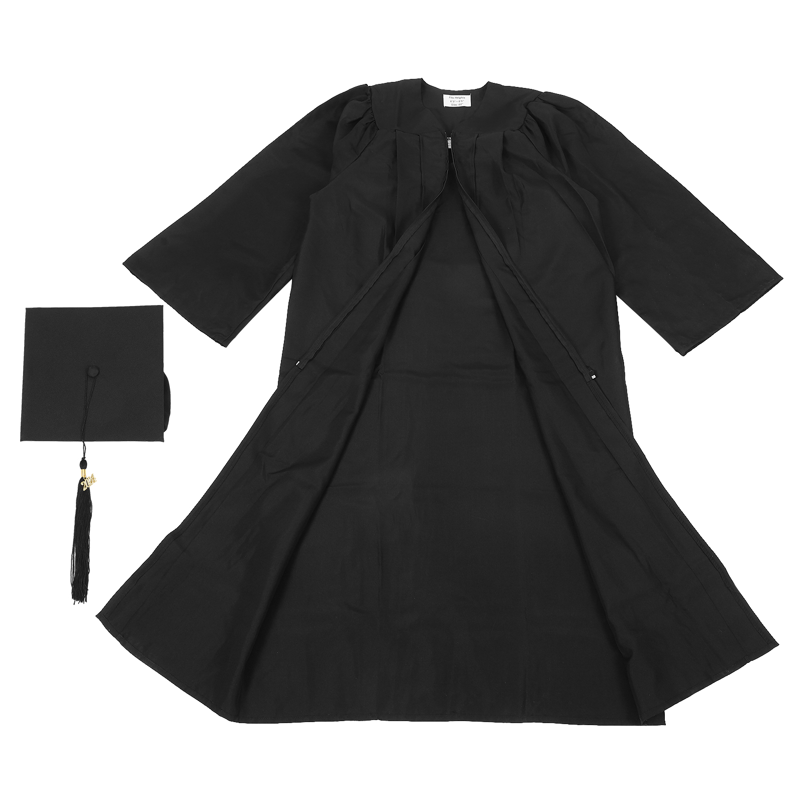 MLINS 5Set Academic Design High School Gown with Cap for Graduations ...