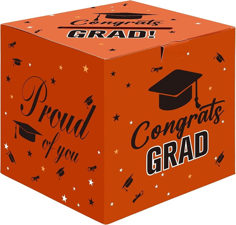 Graduation Card Box, 2025 Graduation Party Decorations Blue Card Box for Graduation Party 2025 ...