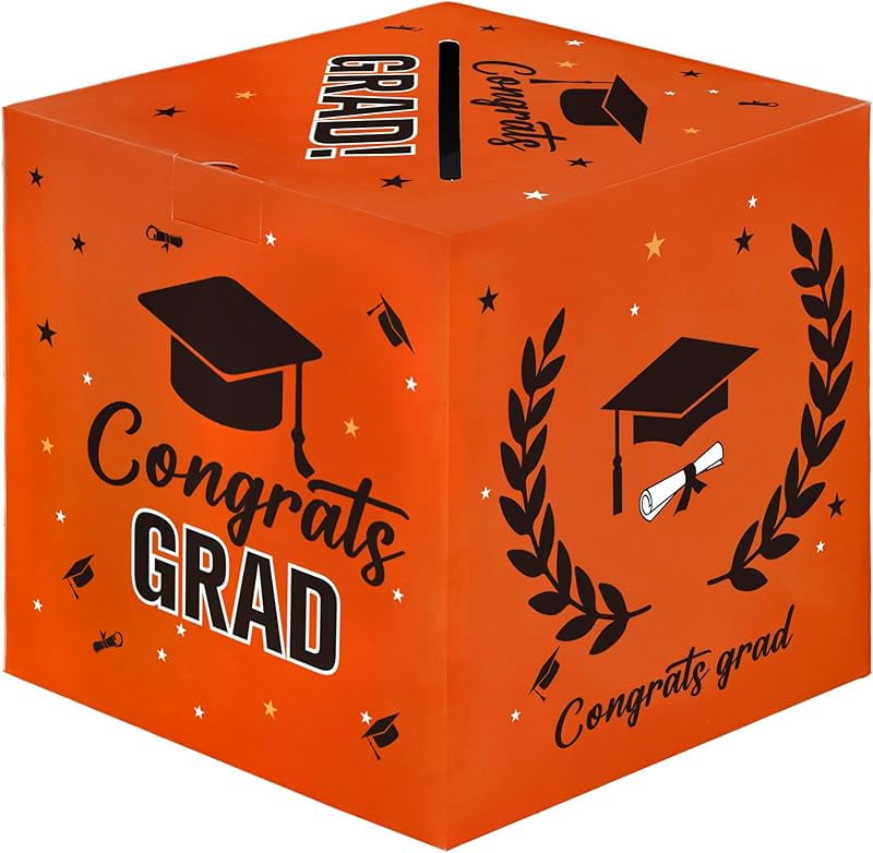 Graduation Card Box, 2025 Graduation Party Decorations, Card Boxes for ...