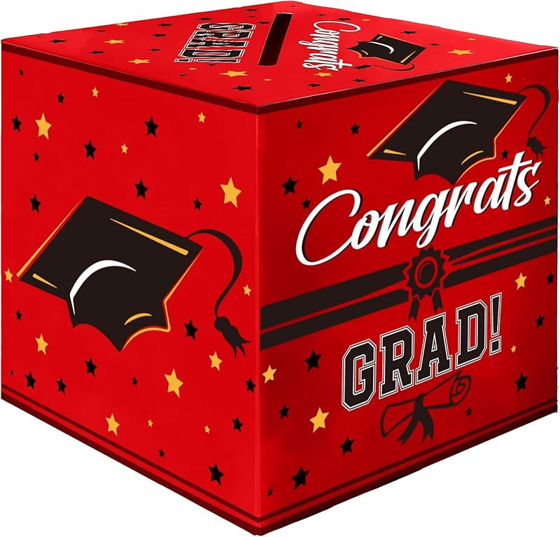 Graduation Card Box, 2025 Graduation Party Decorations, Graduation Box ...