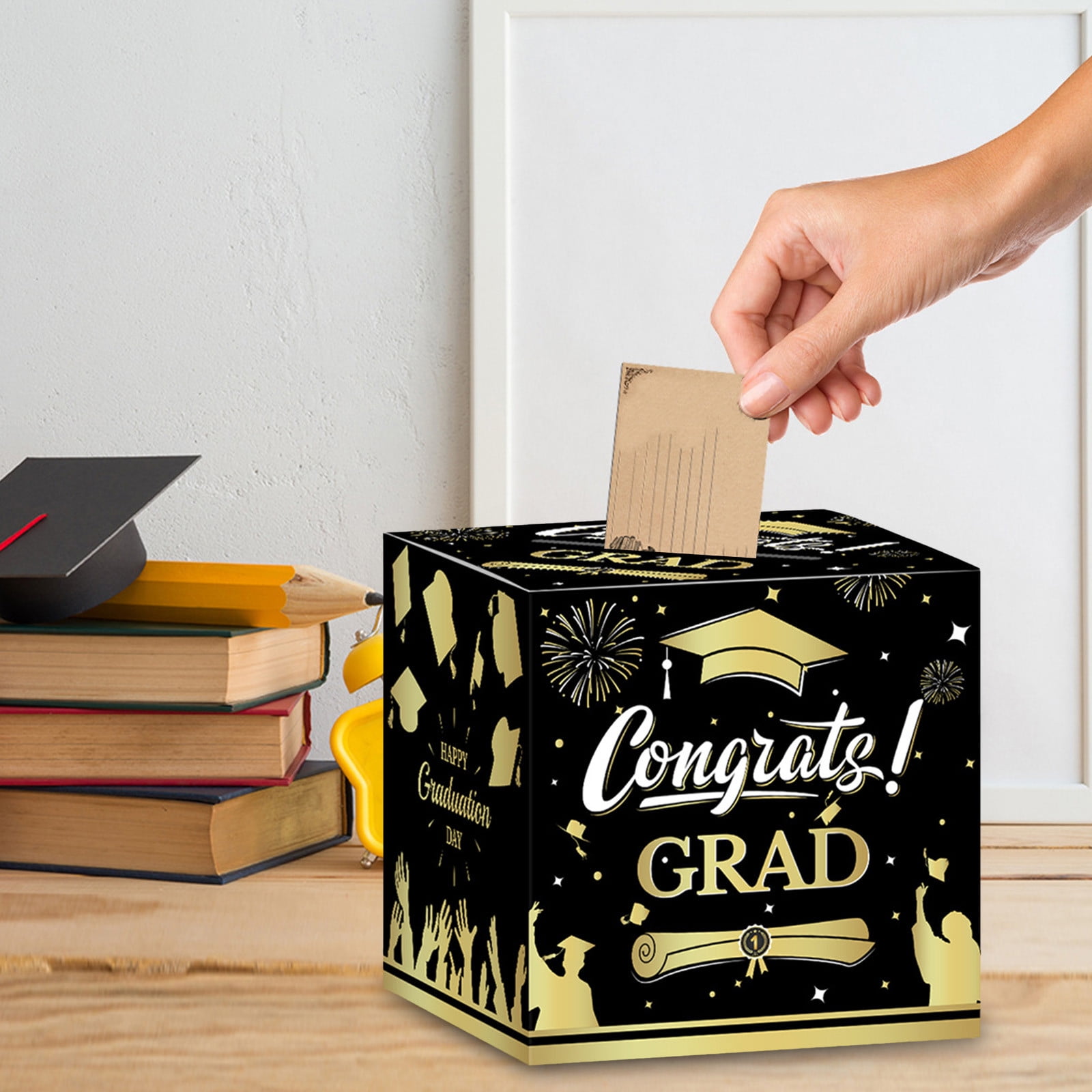 Graduation Card Box, Class Of 2025 Congrats Grad Card Boxes, Decorative ...