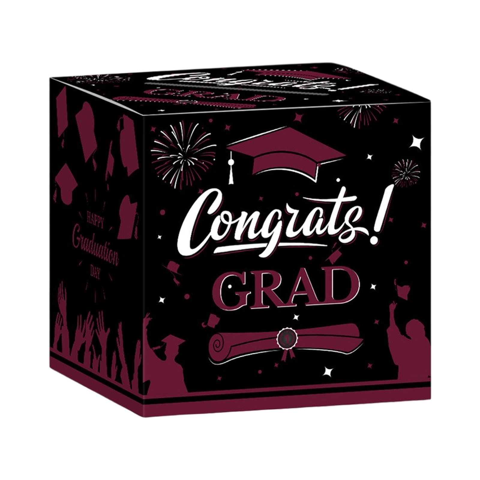 Graduation Card Box Graduation Favors Post Box Cardboard Receiving ...