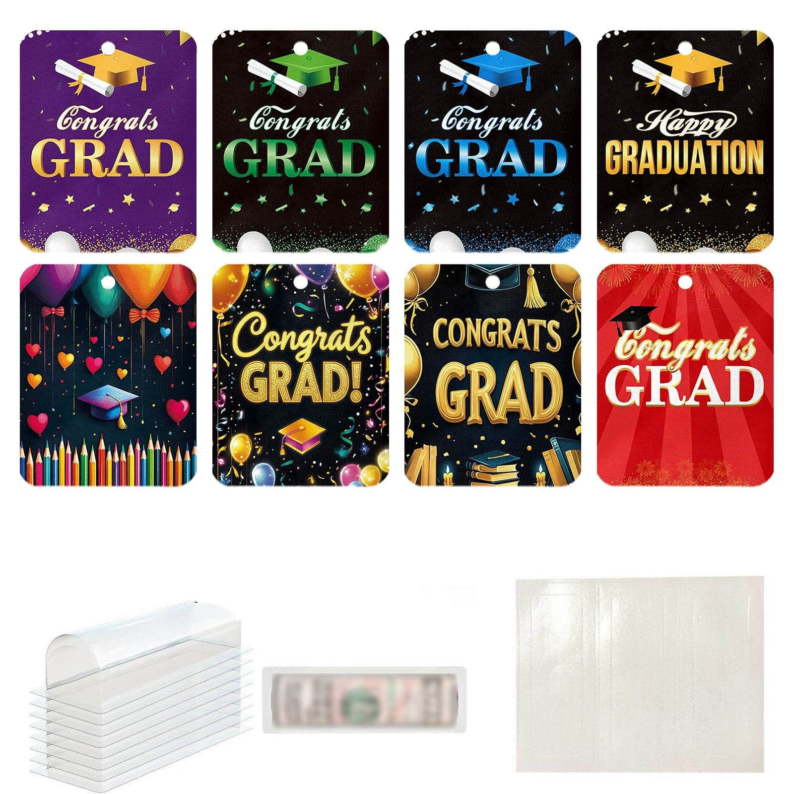 Graduation Card Graduation Card Clip Graduation Card Humorous Set Of 8 ...