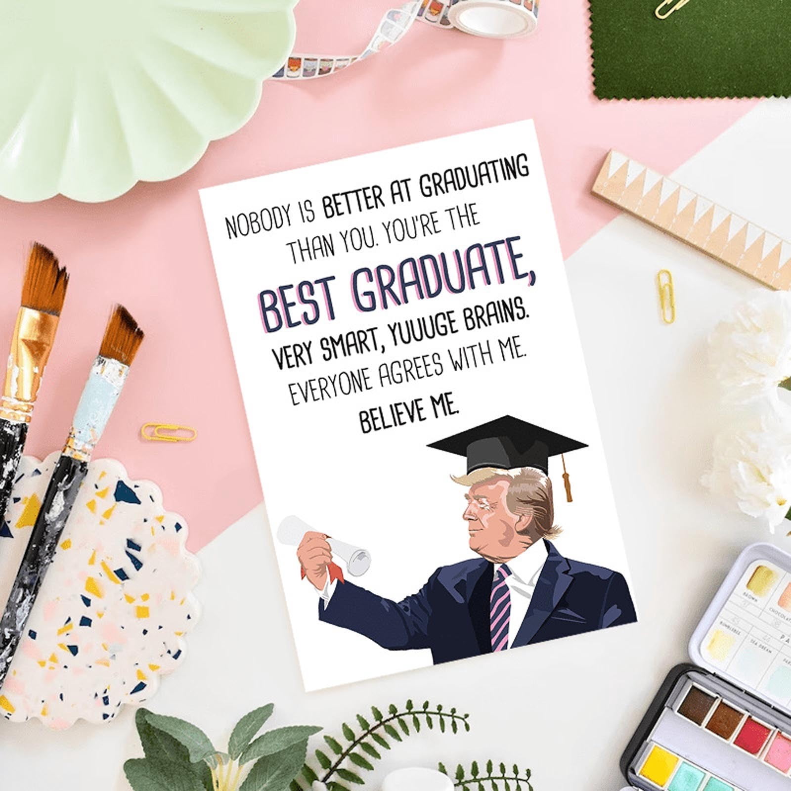 Graduation Cards, 5 Inch Cartoon Character Greeting Card With Envelope ...