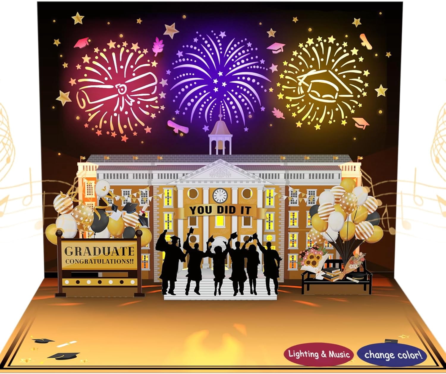 Graduation Celebration Card For Classmates, Teachers And Students, 2026 ...