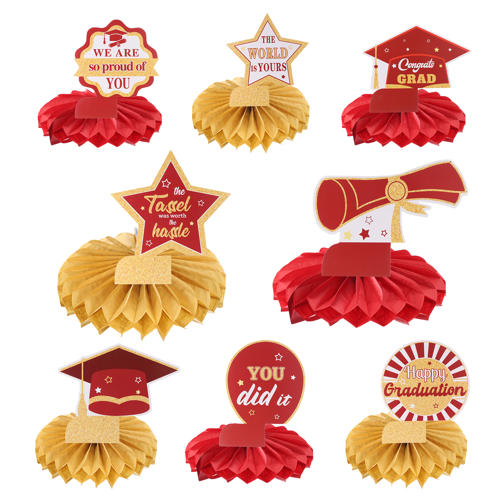 Graduation Centerpieces for Tables Decoration Table Toppers Party ...