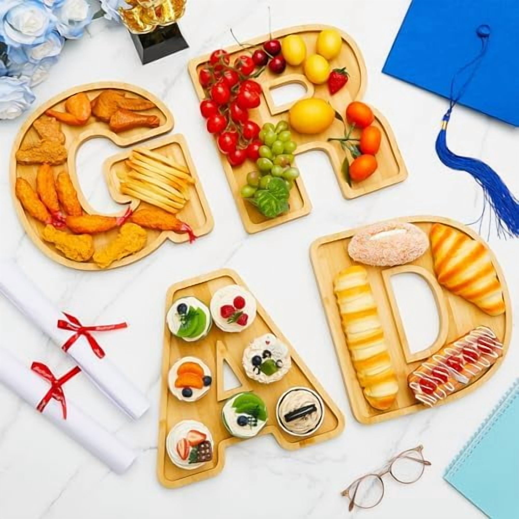 Graduation Charcuterie Wooden Tray Grad Charcuterie Board Grad Set ...