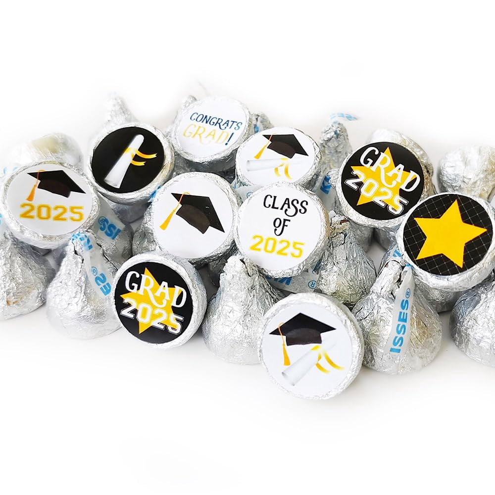 Graduation Class of 2025 IFF17 Party Favor Candy Stickers by Adore By ...
