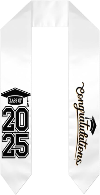 Graduation Class of 2025,Senior 2025 Graduation Sash Scarf,Gift for ...