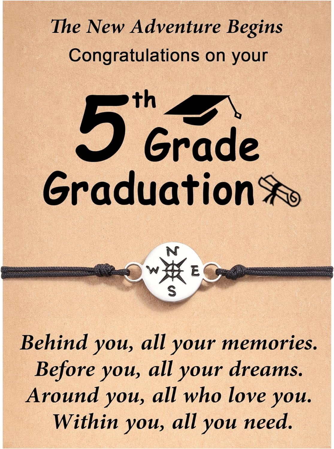 Graduation Commemorative Bracelet,Graduation Gifts 2025 Compass ...
