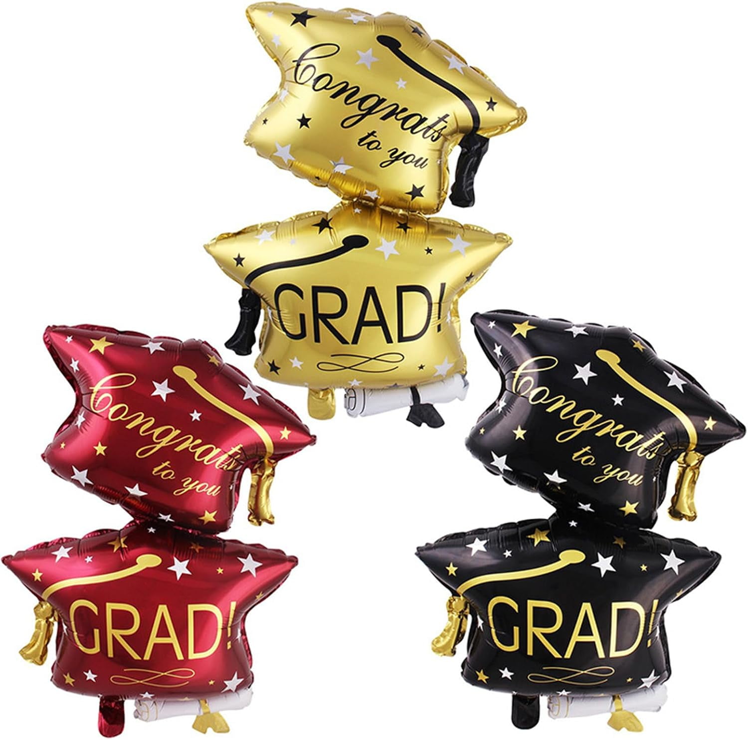 Graduation Congrats Grad Cap Balloons,Graduation Hat Balloon,Class of ...