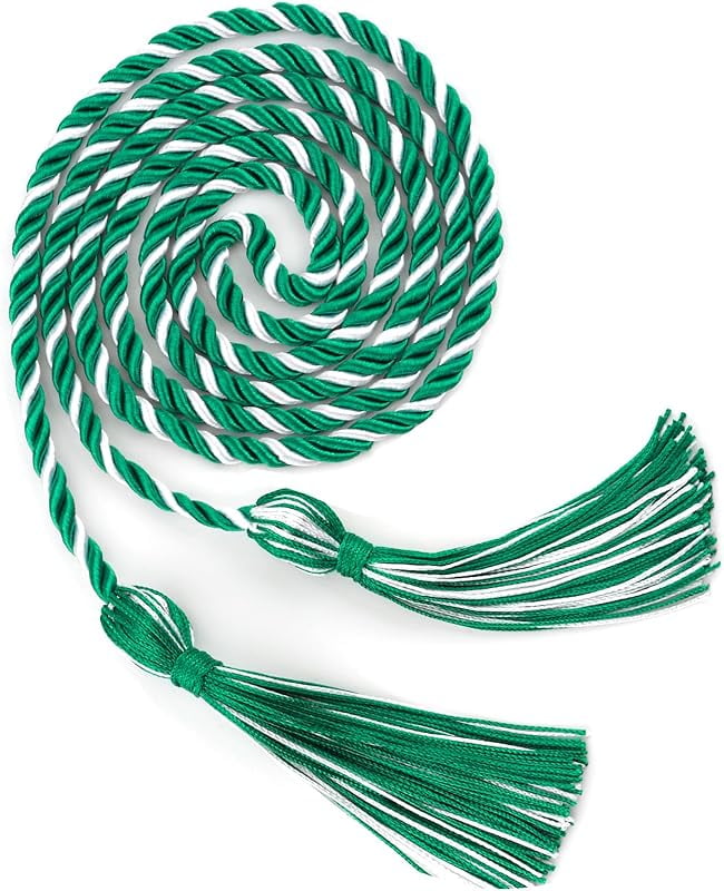 Graduation Cord, Graduation Cords 2025, Light Blue and White Cord ...