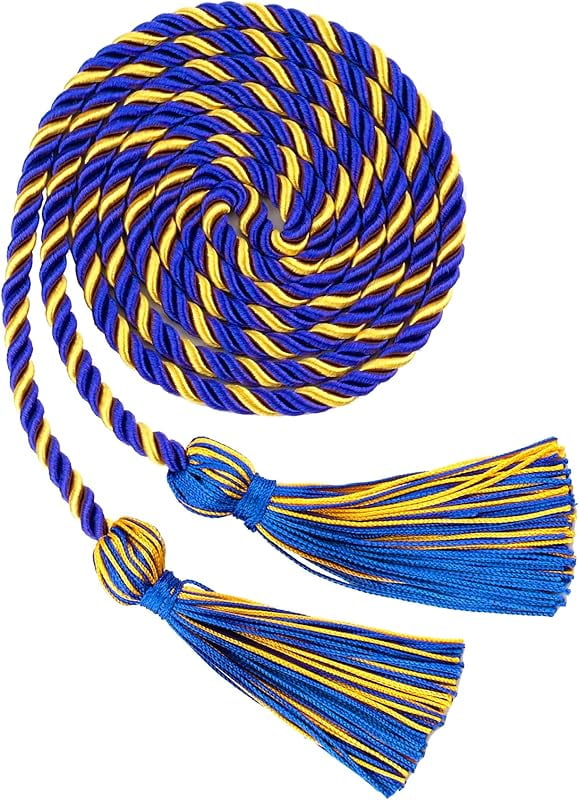 Graduation Cord, Graduation Cords 2025, Light Blue and White Cord ...