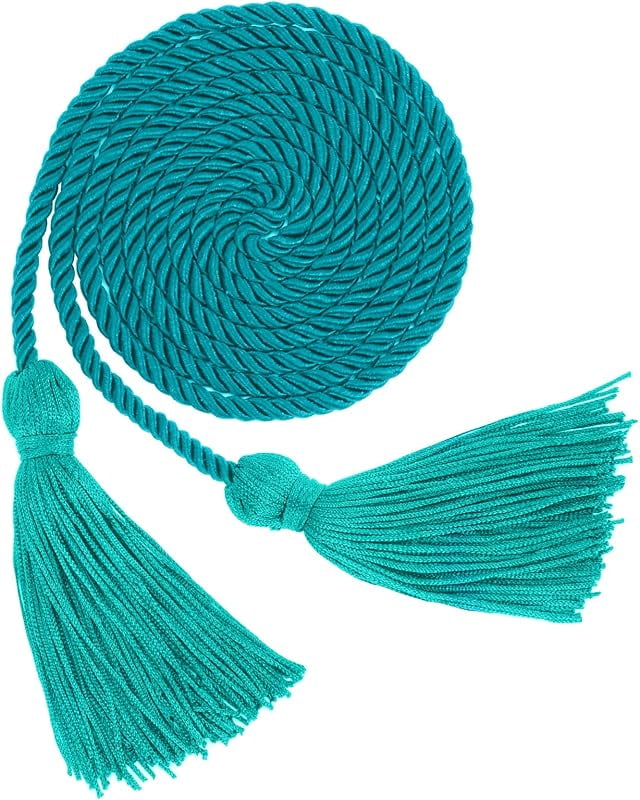 Graduation Cord, Graduation Cords 2025, Light Blue and White Cord ...