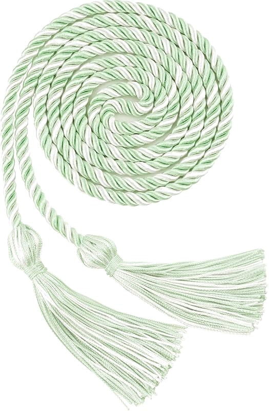 Graduation Cord, Graduation Cords 2025, Light Blue and White Cord ...