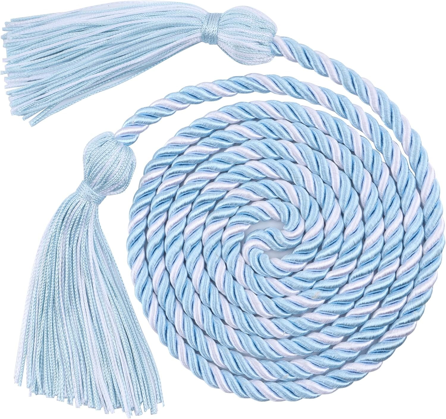Graduation Cords, Cords for Graduation , Light Blue White Grad Chords ...