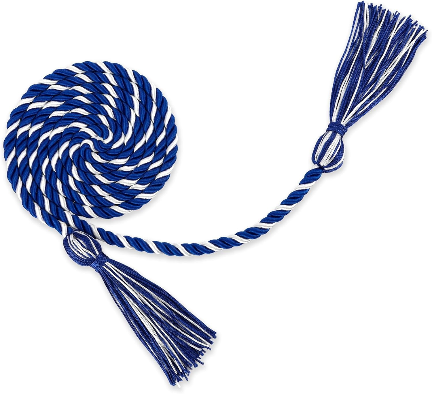 Graduation Cords for Graduation 2025 Royal Blue and White Grad Cords ...