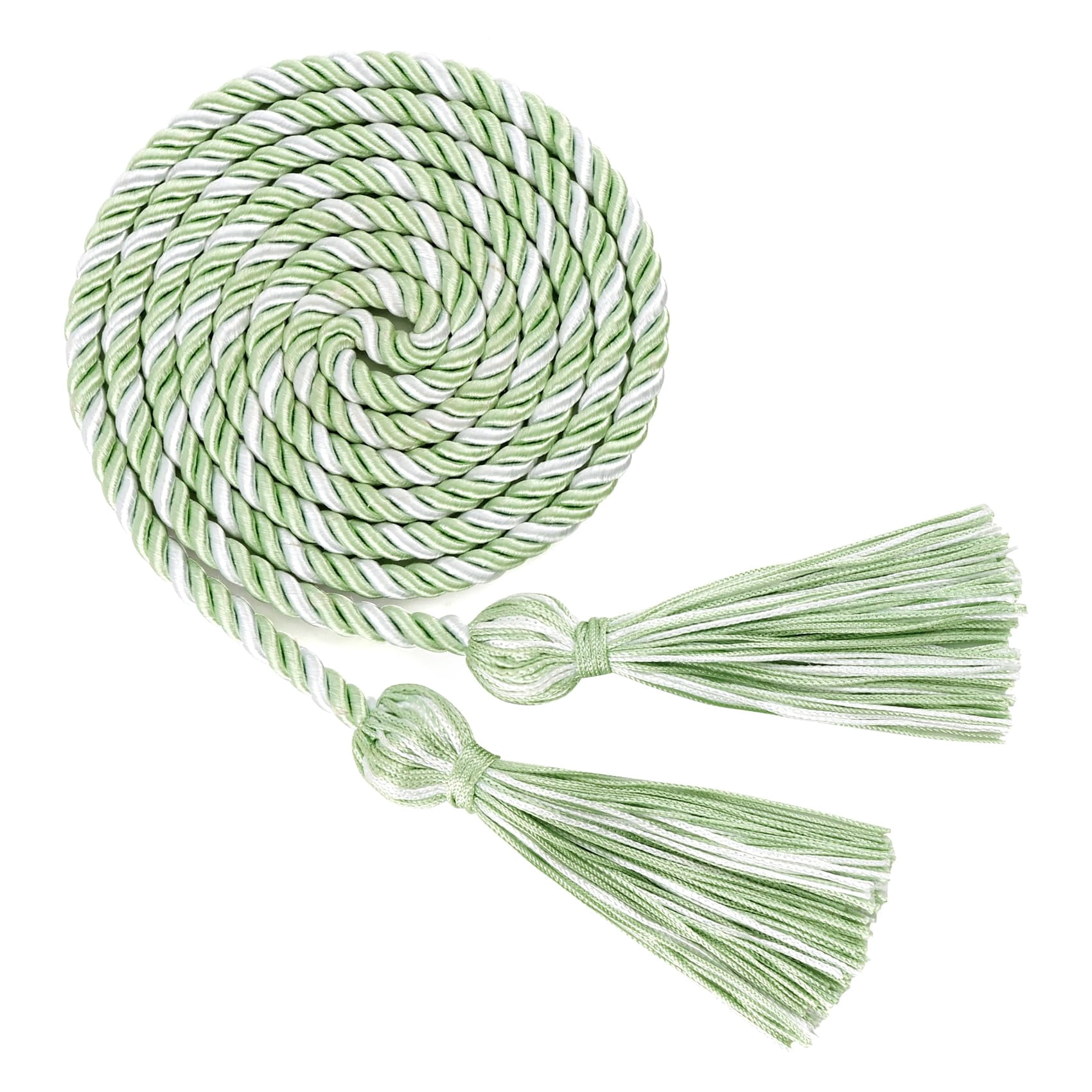 Graduation Cords Green and White Graduation Honor Cords Graduation 2025 ...