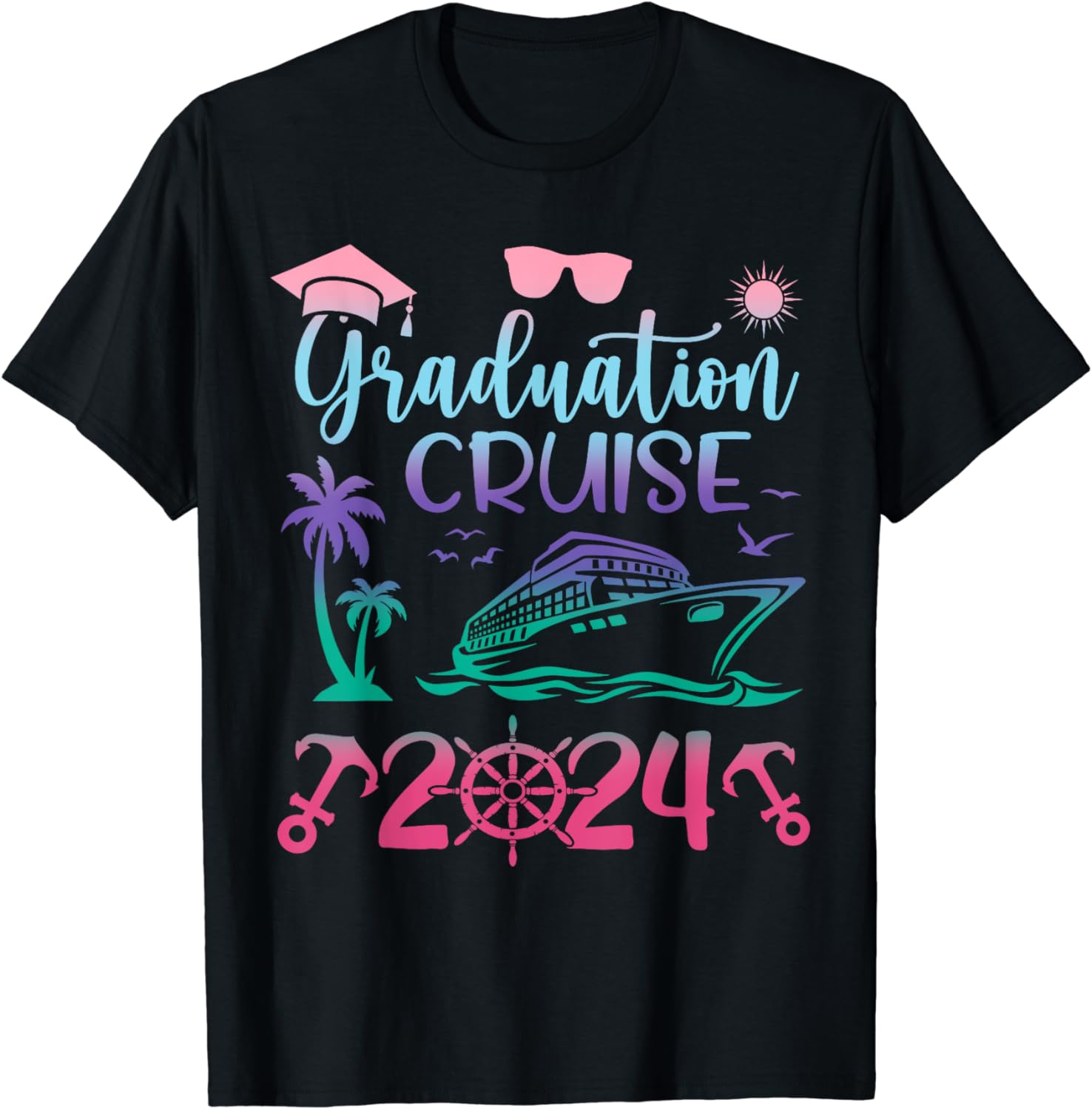 Graduation Cruise 2024 Friends Party Family Trip Matching Cotton T ...