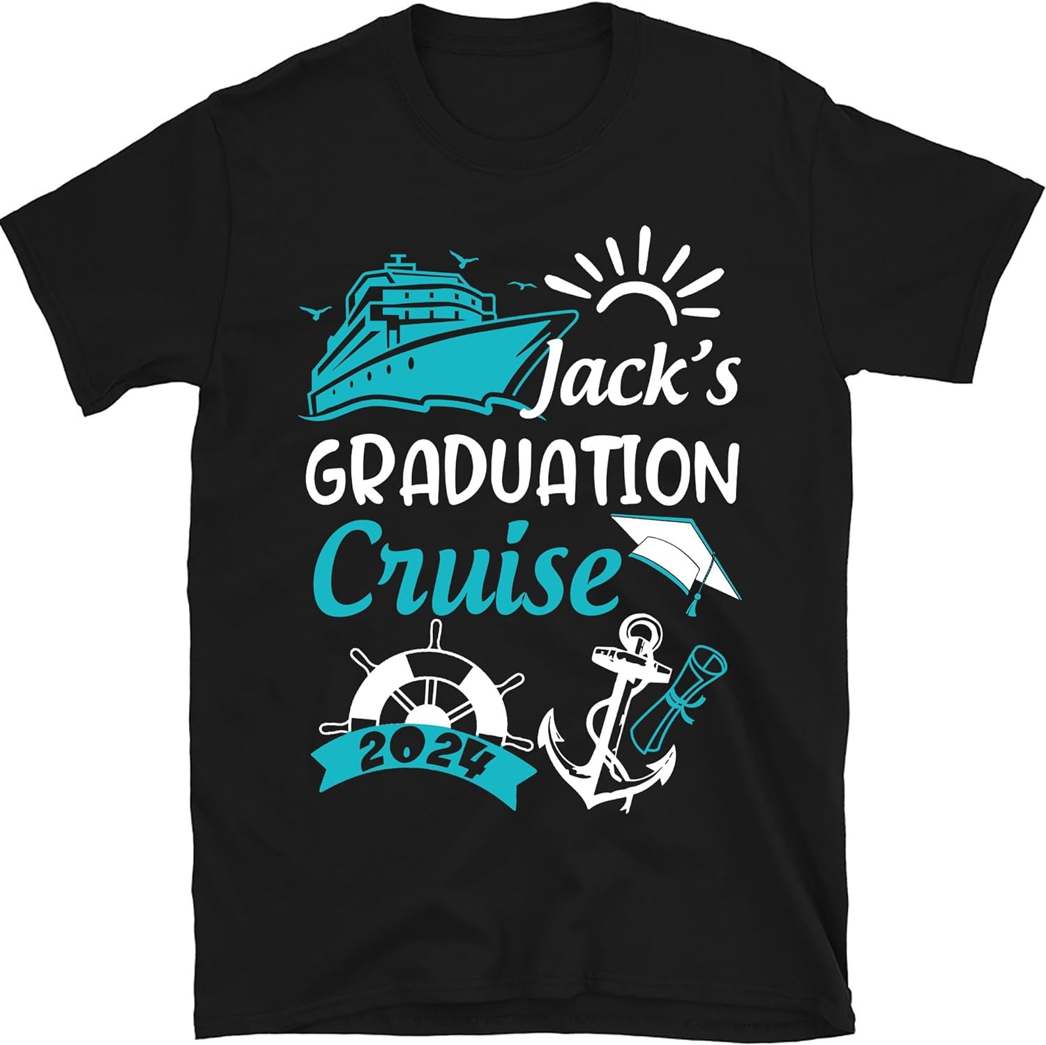 Graduation Cruise 2024 Shirts, Graduation Shirt for Women,Summer Ship ...