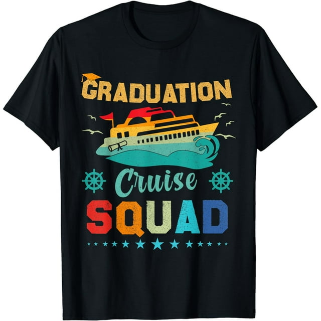 Graduation Cruise Squad 2024 Funny Cruising Graduation Trip Cotton T ...
