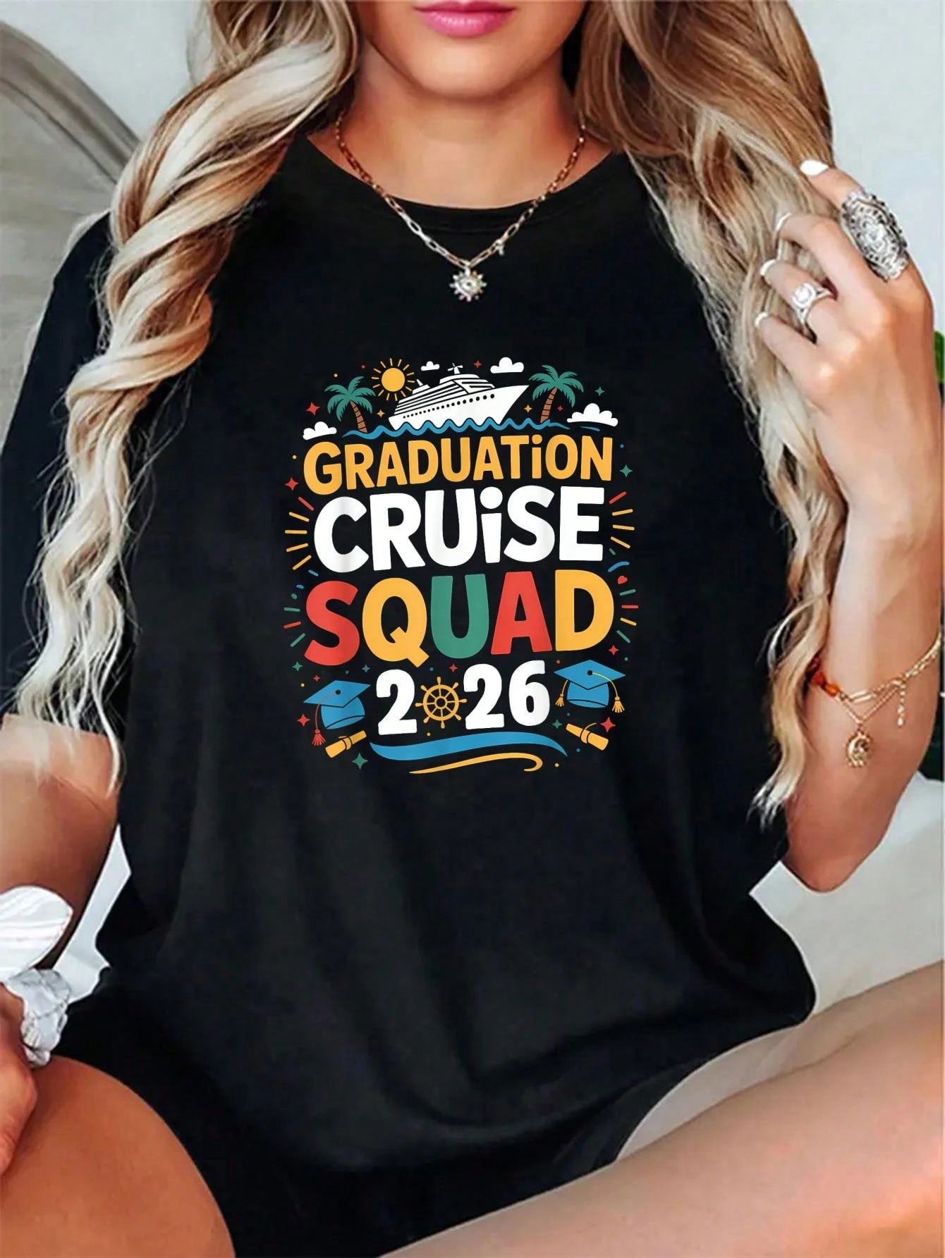 Graduation Cruise Squad 2026 T-Shirt Senior Trip Family Vacation ...