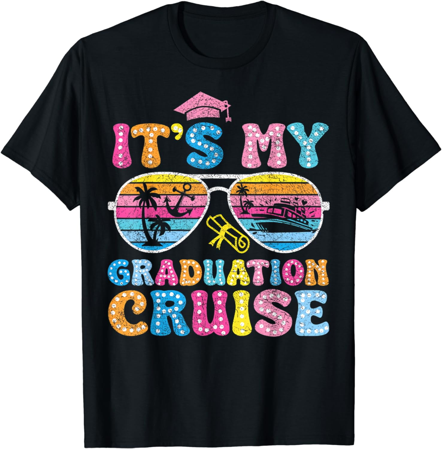 Graduation Cruise Squad Class Of 2024 Family Graduation Gift Cotton T ...