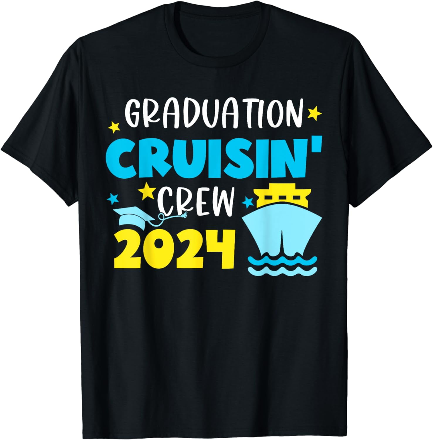 Graduation Cruisin' Cousin Crew 2024 Cruise Family Matching T-Shirt ...