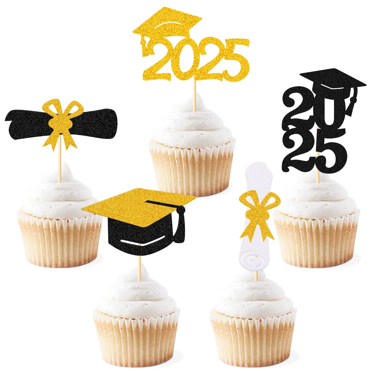 Graduation Cupcake Topper Graduation Cap Diplima ITL1 We Are of You ...