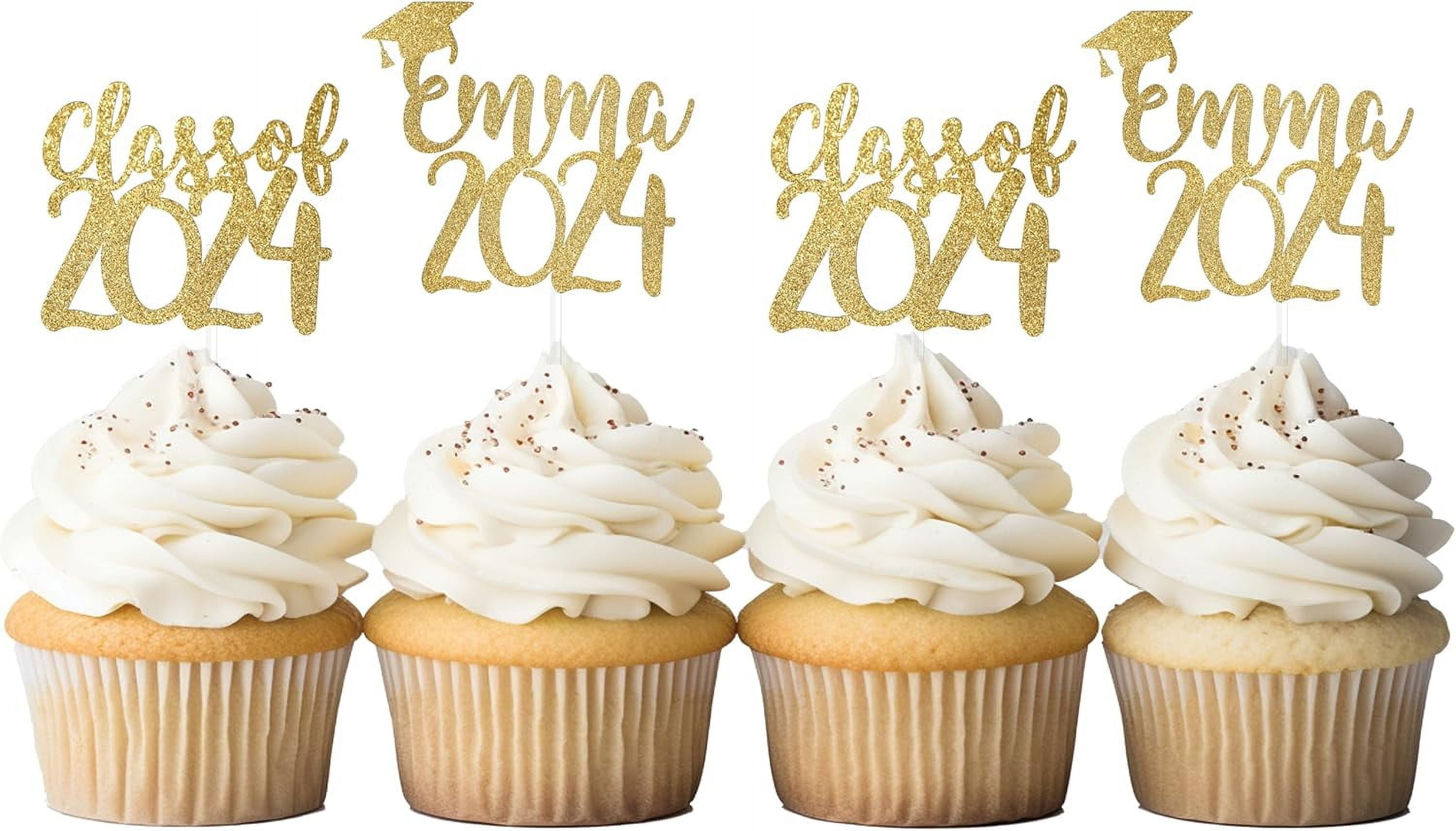 Graduation Cupcake Toppers 2024, Graduation Cupcake Toppers, Class Of ...